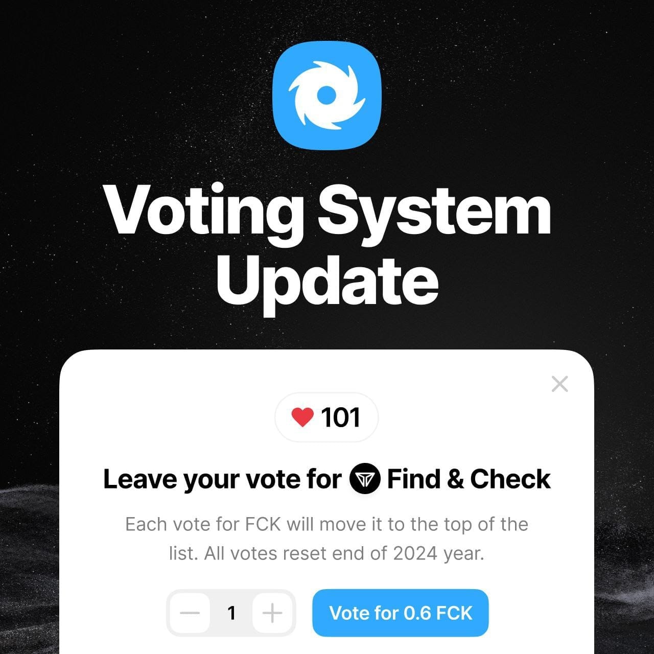Voting System Update