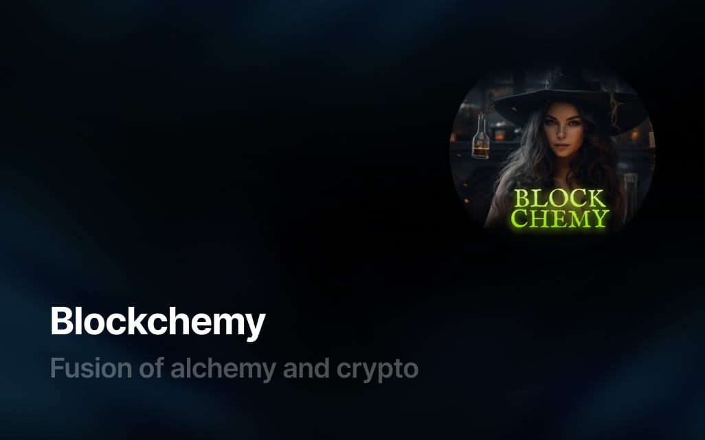 Blockchemy – Alchemy, Strategy, and Crypto in Telegram